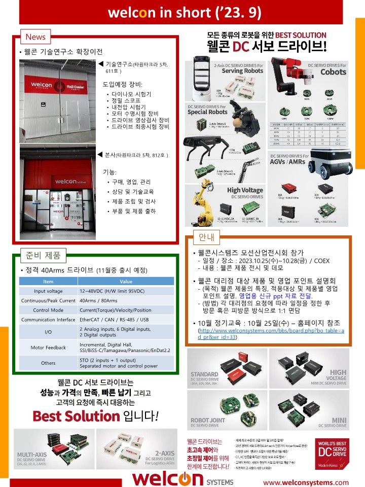 (Sep, 2023) Welcon in short No.9 > Welcon in short | WELCON SYSTEMS