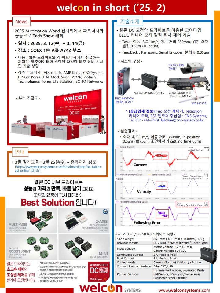 (FEB, 2025) Welcon in short No.26 > Welcon in short | WELCON SYSTEMS